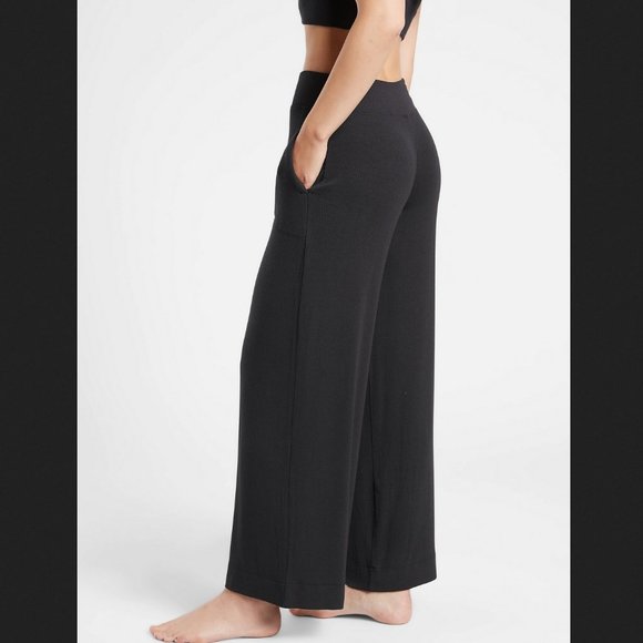 Athleta | Intimates & Sleepwear | Athleta Black Well Rested Rib Sleep ...